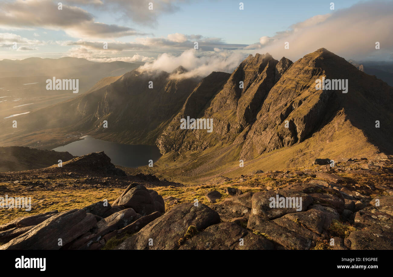 Torridonian sandstone mountains hi-res stock photography and images - Alamy