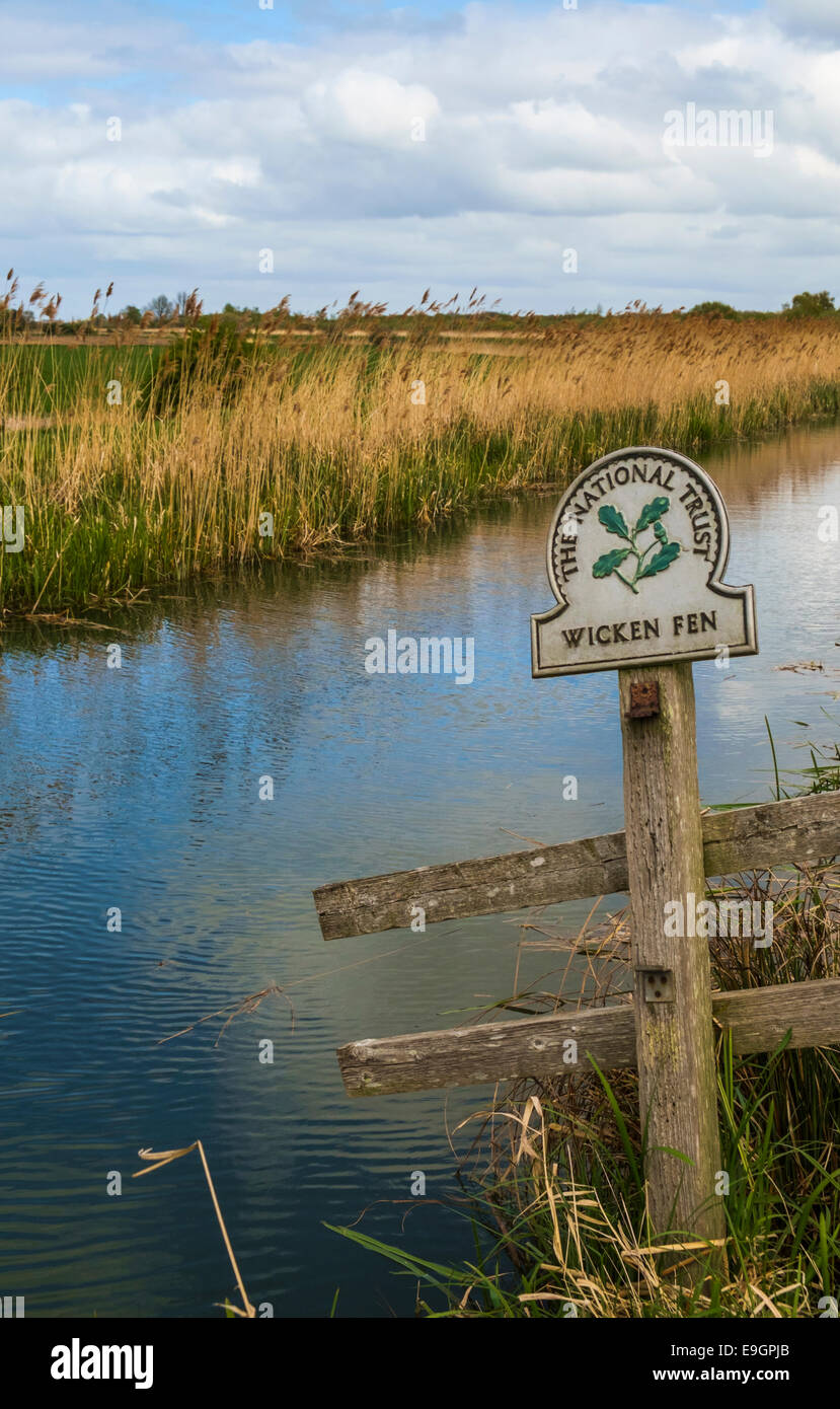 Wicken fen sign hi-res stock photography and images - Alamy