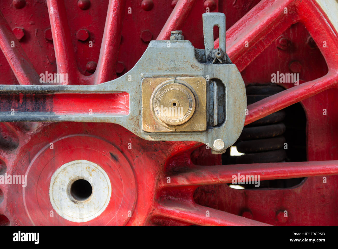 Eccentric wheels locomotive steam rod hi-res stock photography and ...