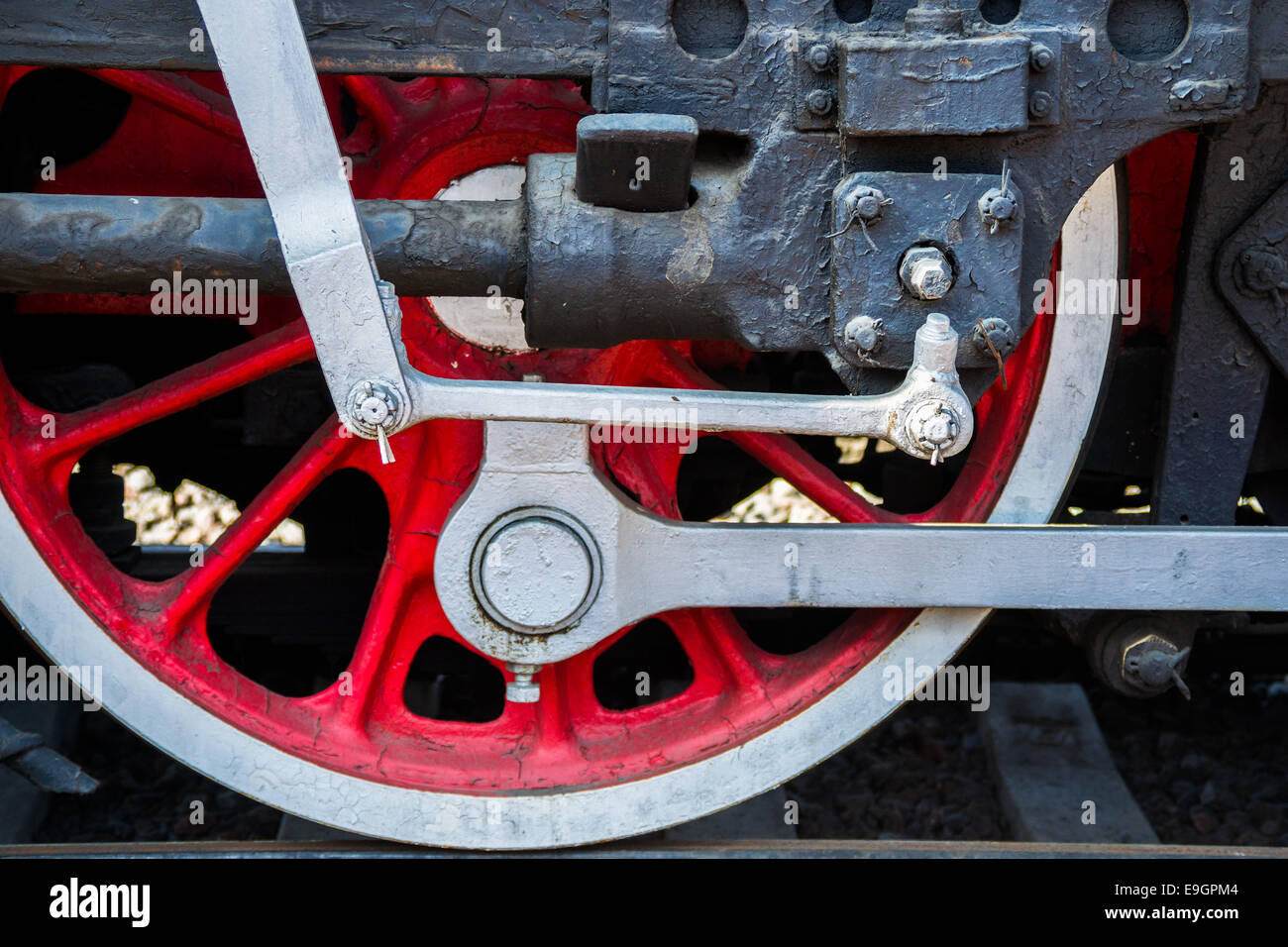 Eccentric Wheels Locomotive Steam Rod High Resolution Stock Photography ...
