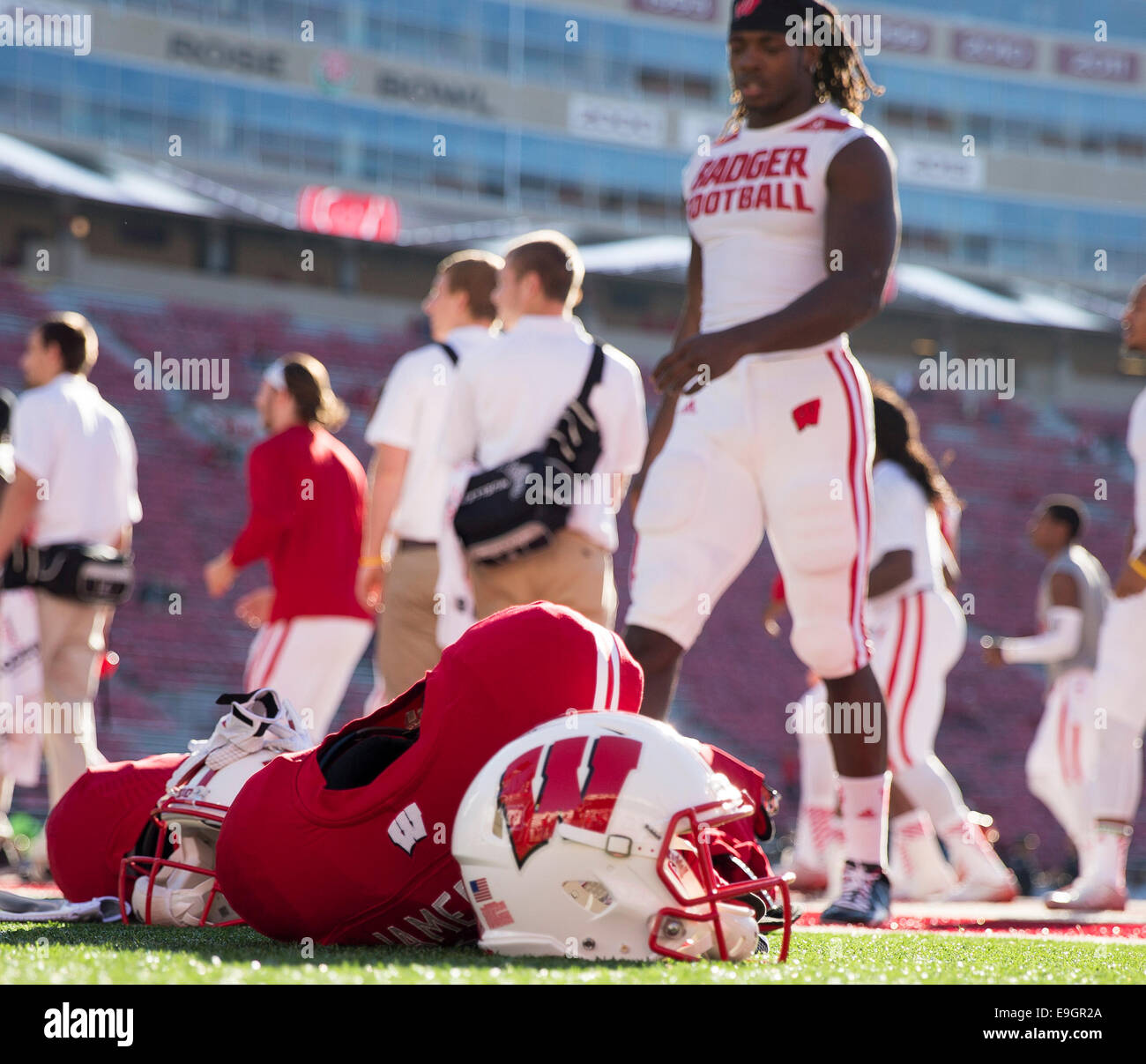October 25, 2014: Wisconsin Badgers running back Melvin Gordon #25 ...