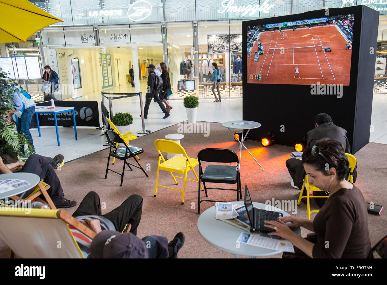 Table tennis tables and massage facilities for free usage while Roland ...