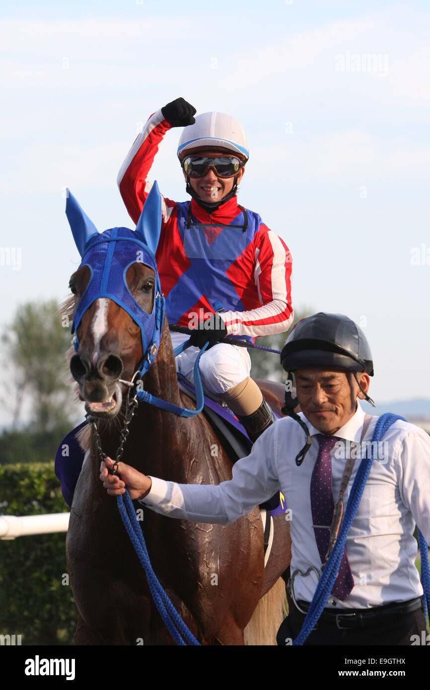 Kyoto, Japan. 26th Oct, 2014. Toho Jackal (Manabu Sakai) Horse Racing ...
