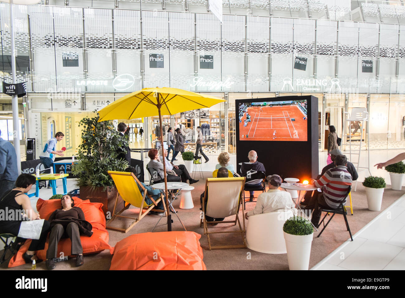 Table tennis tables and massage facilities for free usage while Roland ...