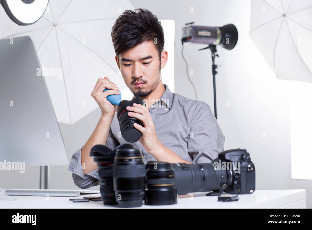 Men Working Design Cleaning High Resolution Stock Photography and ...