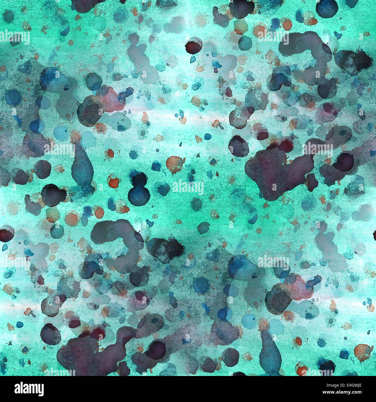 art splash green, blue background brown texture abstract waterco Stock ...
