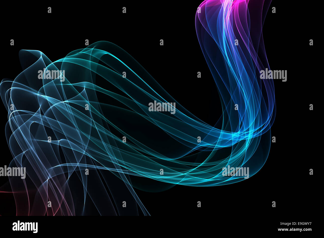 abstract colorful twisted waves Stock Photo - Alamy