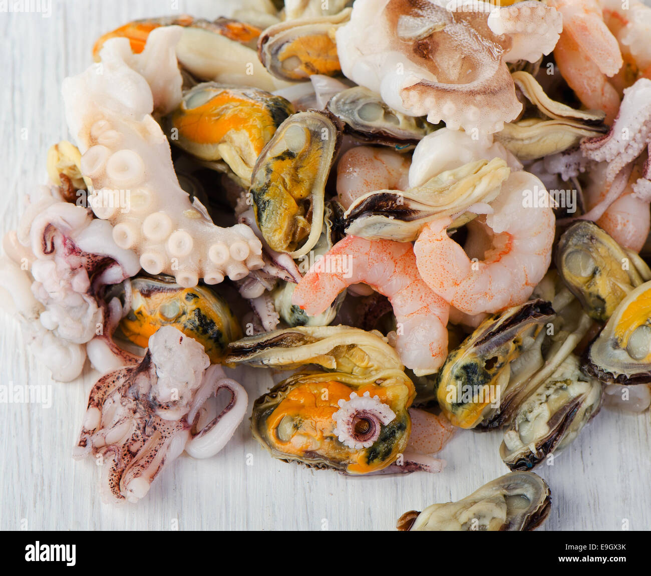 Mixed seafood hi-res stock photography and images - Alamy
