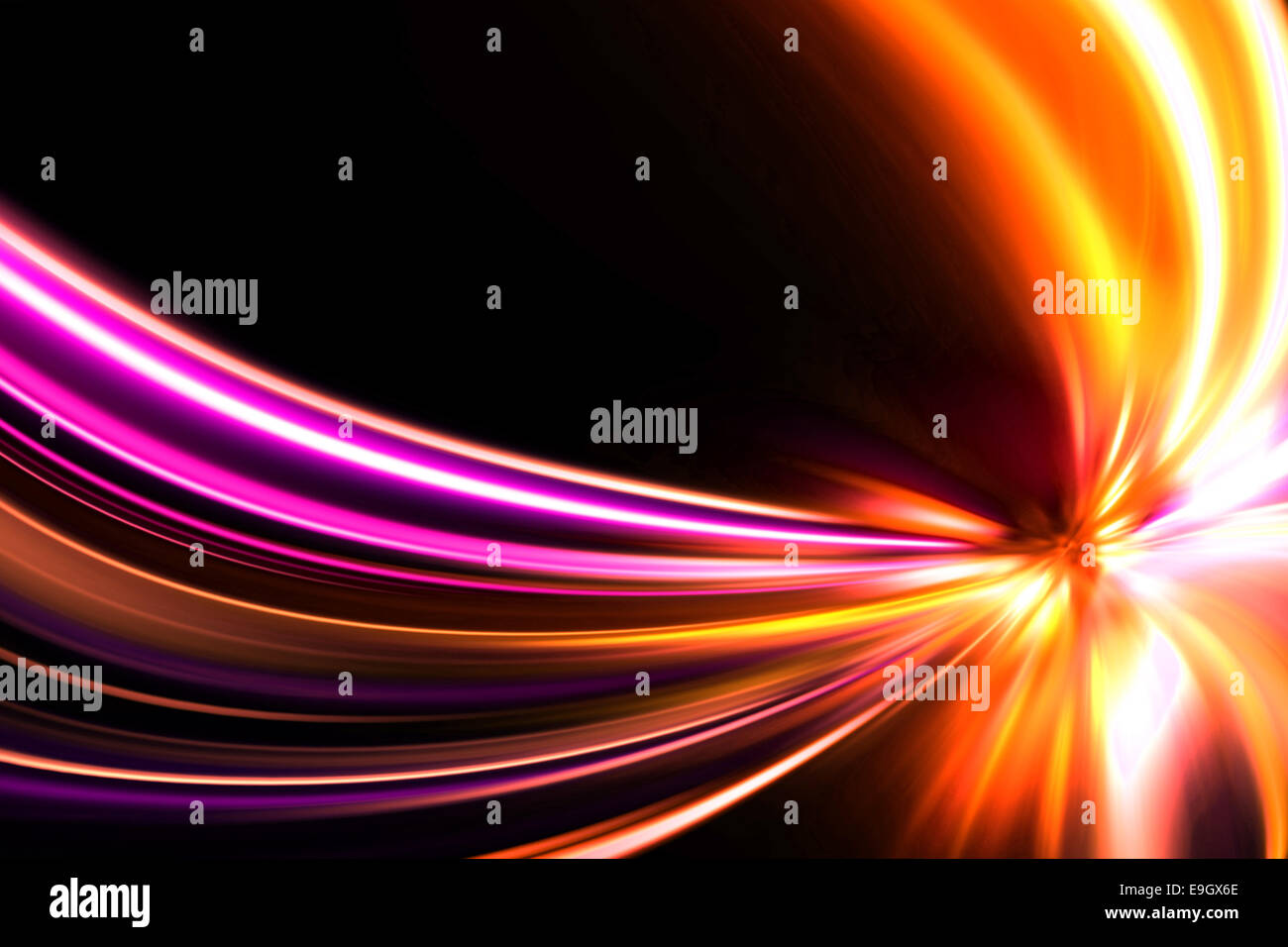 flash acceleration speed motion on night road Stock Photo - Alamy