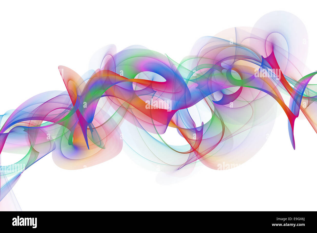 abstract colorful twisted waves Stock Photo - Alamy