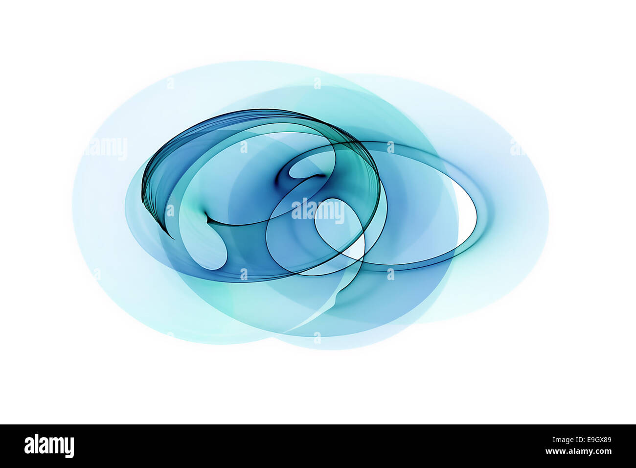 original abstract blue design template Stock Photo - Alamy