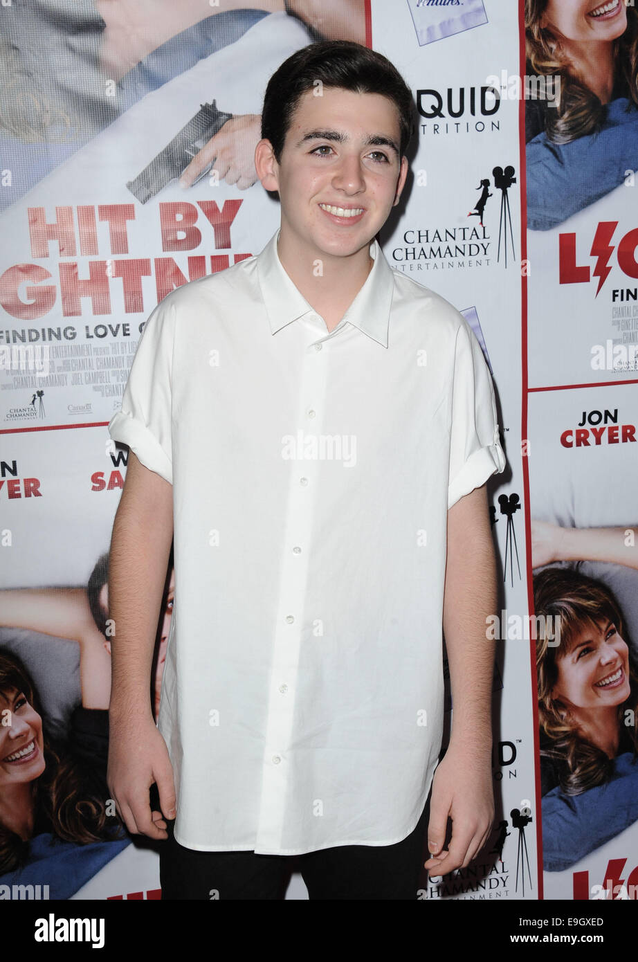 Los Angeles, CA, USA. 27th Oct, 2014. Harley Chamandy attending the Los ...