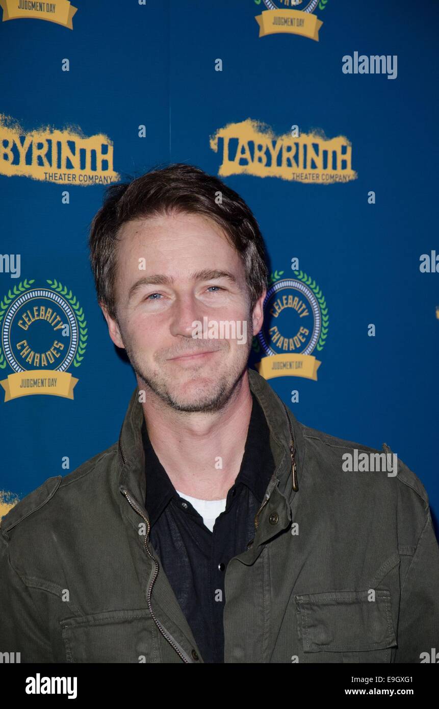 New York, NY, USA. 27th Oct, 2014. Ed Norton at arrivals for Labyrinth ...