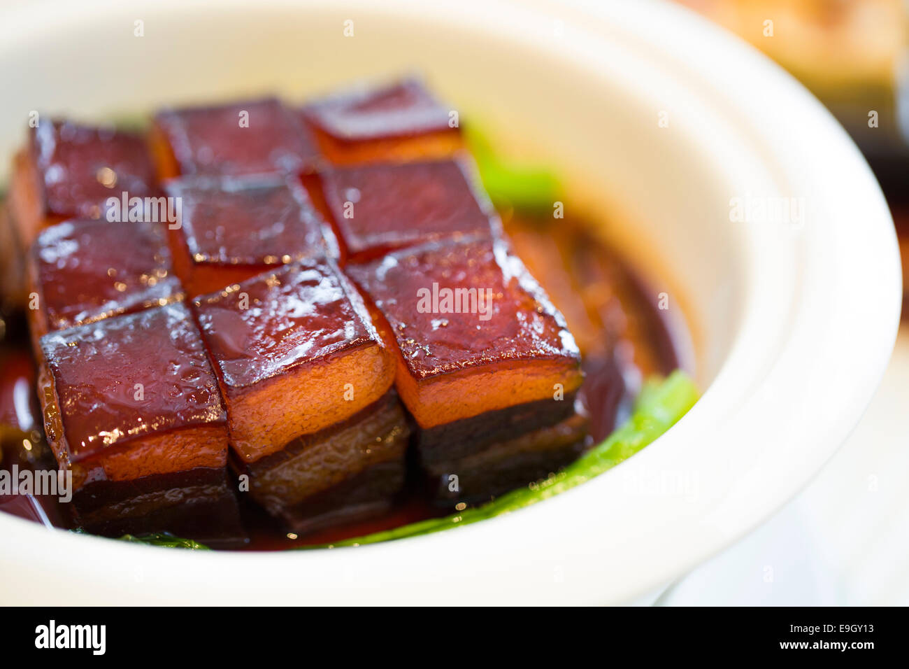 Chinese cuisine Dongpo meat Stock Photo - Alamy