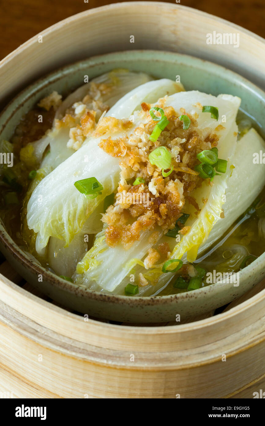 Chinese cuisine baby cabbage Stock Photo - Alamy