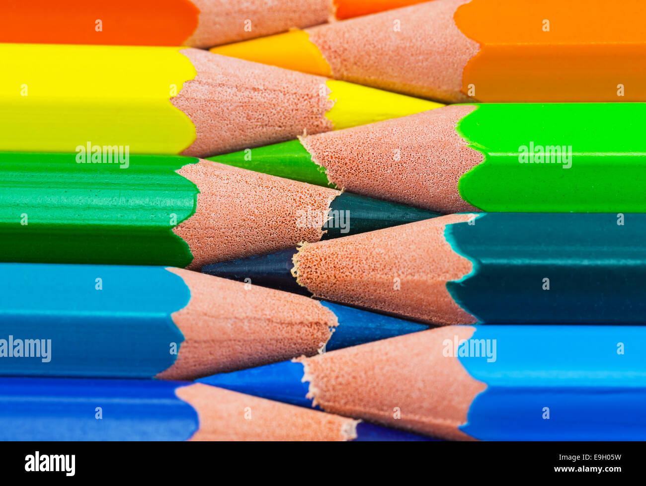Colorful drawing pencils in hi-res stock photography and images - Alamy