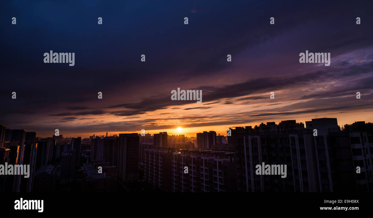 Sunset in beijing hi-res stock photography and images - Alamy