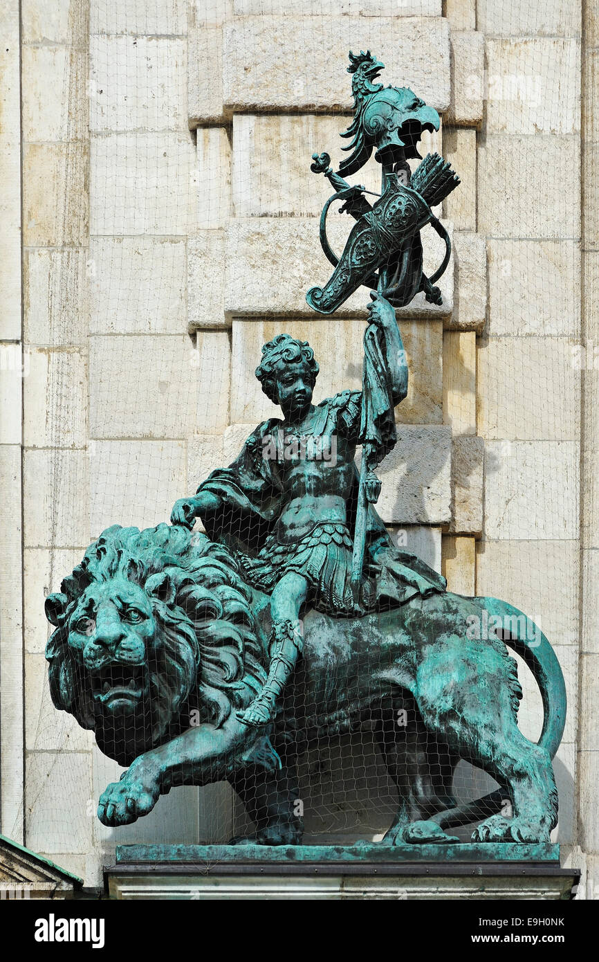 Riding lion hi-res stock photography and images - Alamy