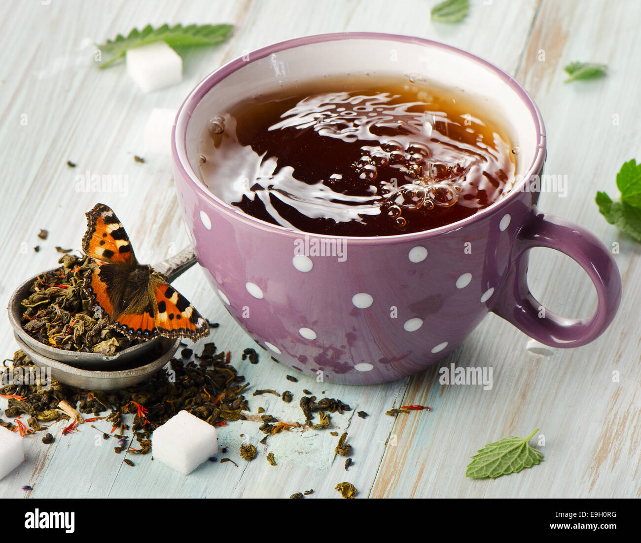 Selective focus black tea hi-res stock photography and images - Alamy