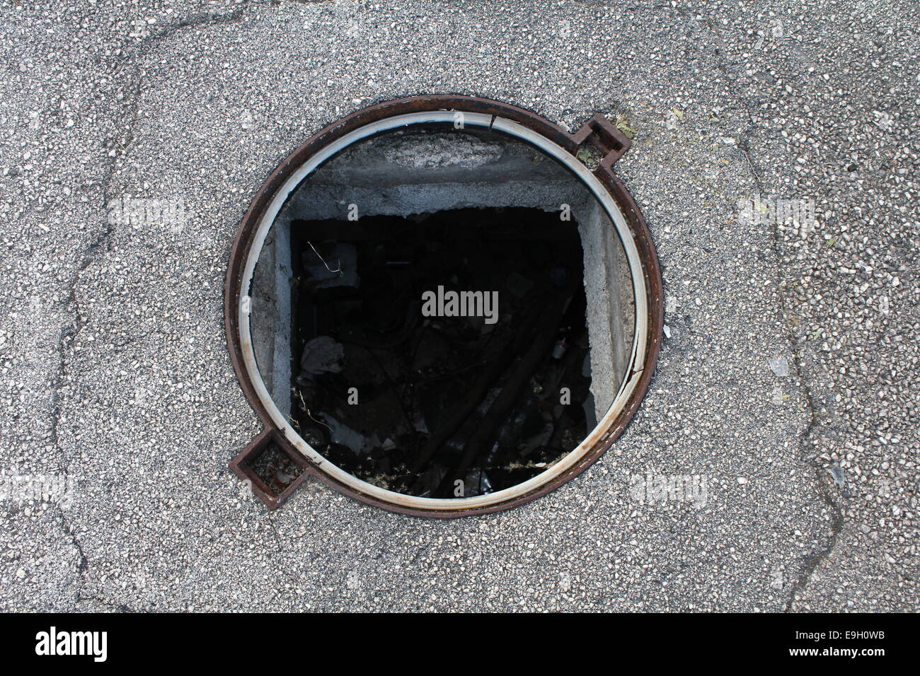 Drain hole street hi-res stock photography and images - Alamy