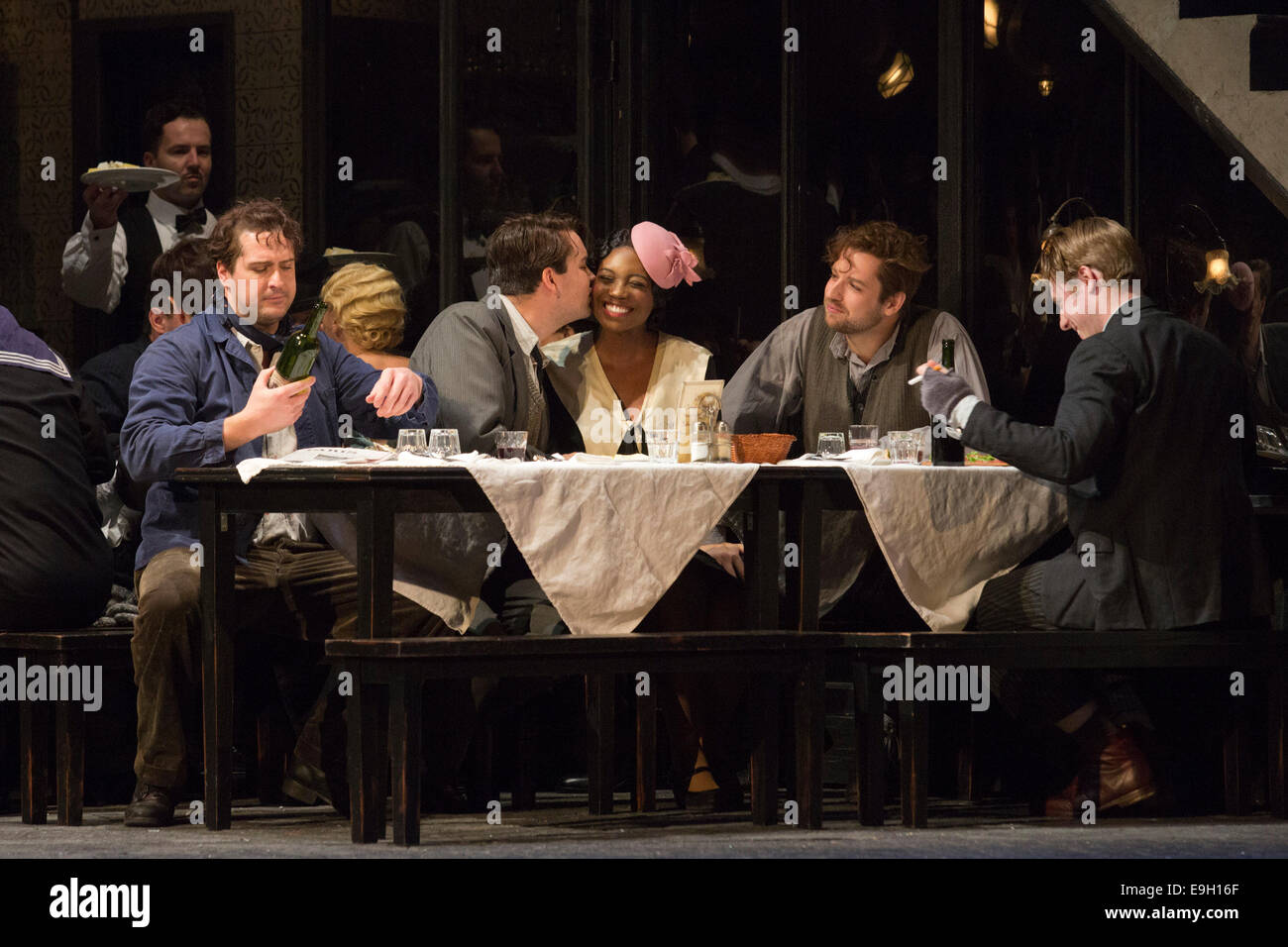 Dress rehearsal of the Puccini opera "La Bohème" starring Angel Blue as ...