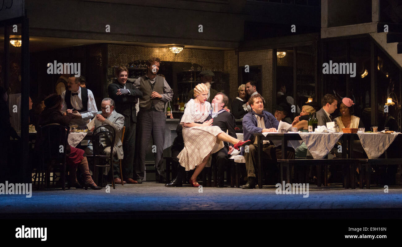 Dress rehearsal of the Puccini opera "La Bohème" starring Angel Blue as ...