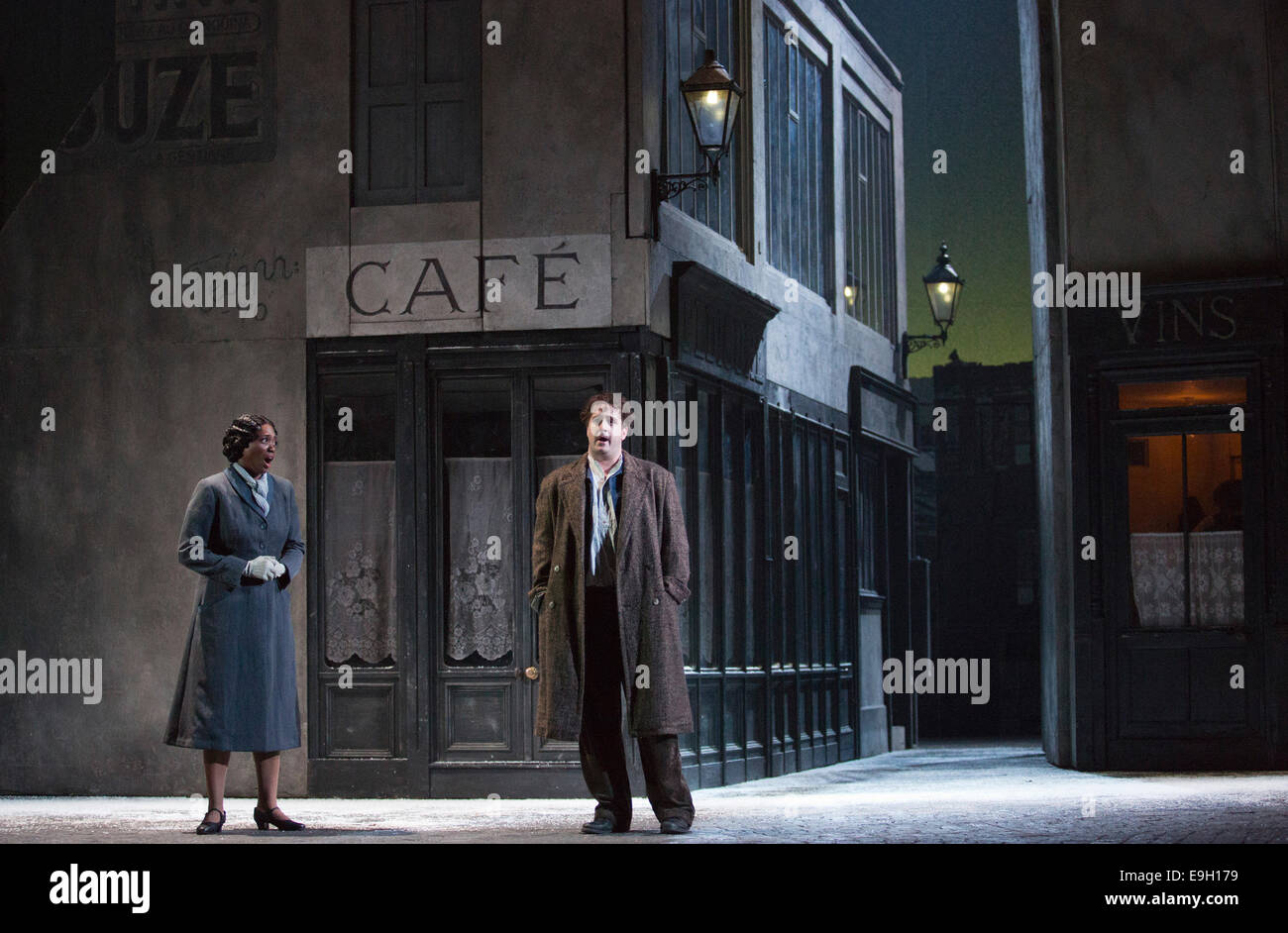 Dress rehearsal of the Puccini opera "La Bohème" starring Angel Blue as ...