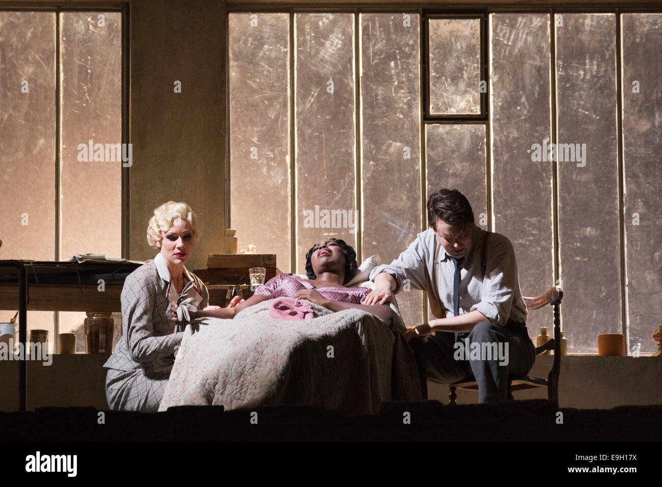 Dress rehearsal of the Puccini opera "La Bohème" starring Angel Blue as ...