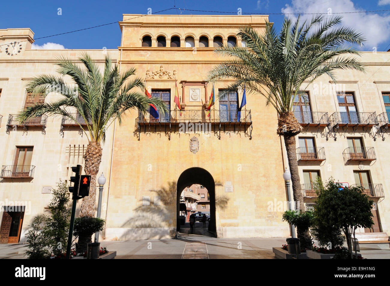 Town hall, Elche, Province of Alicante, Spain Stock Photo - Alamy