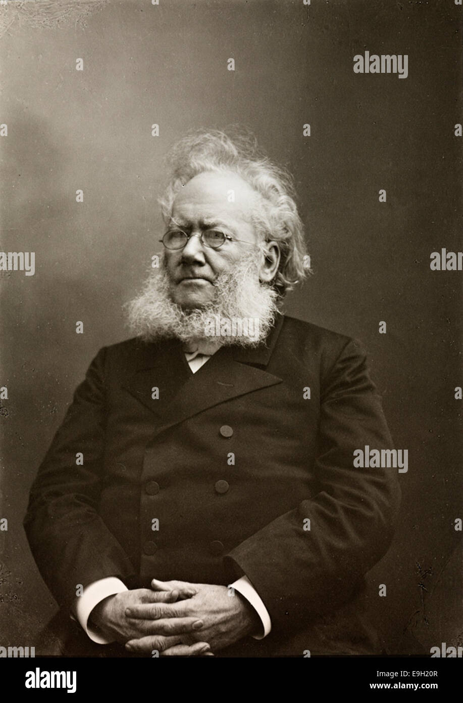 This portrait, taken in 1898, features Henrik Ibsen, one of the most ...