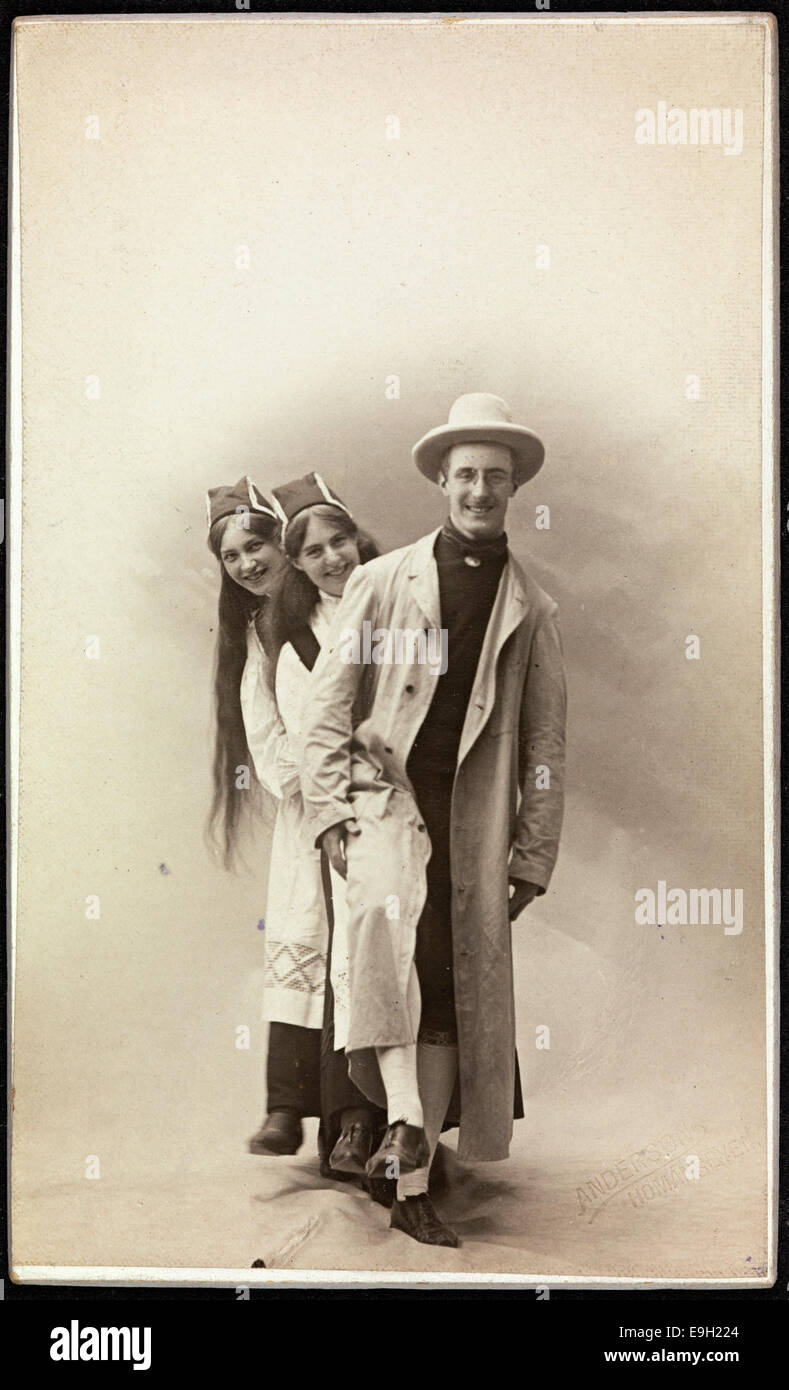 This humorous photograph from around 1900, taken at Anderson’s Atelier ...