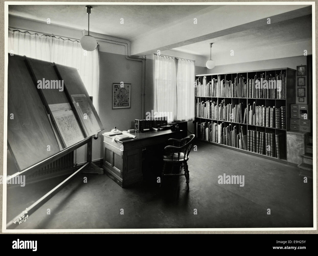 This image shows the interior of the University Library ...