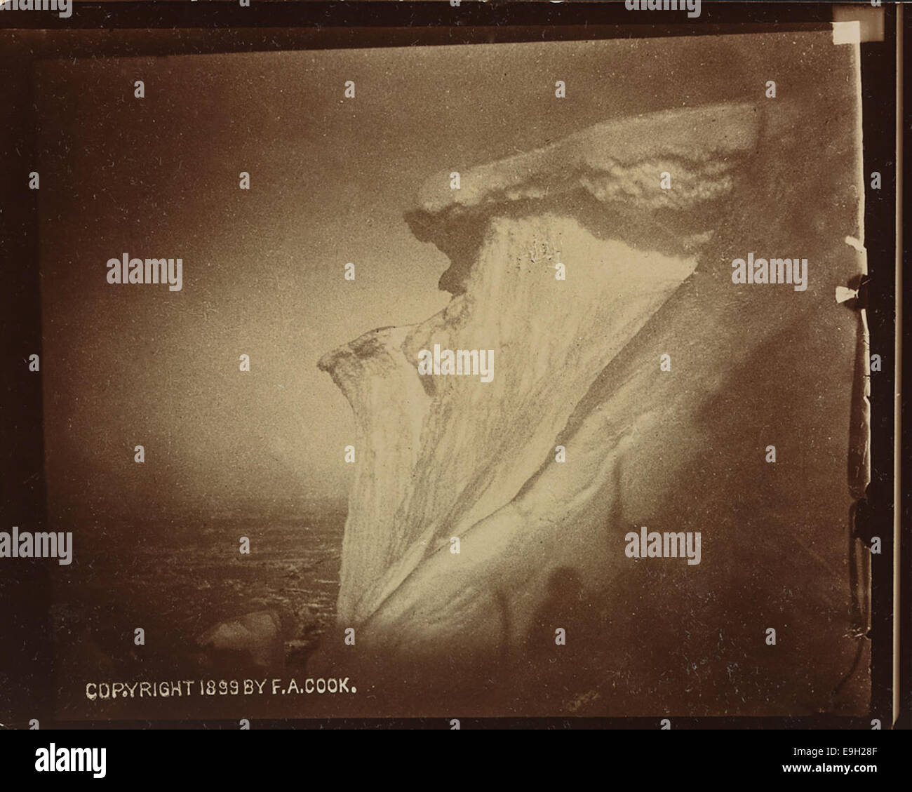 A photograph of Antarctica, showing landscapes from the Belgica ...