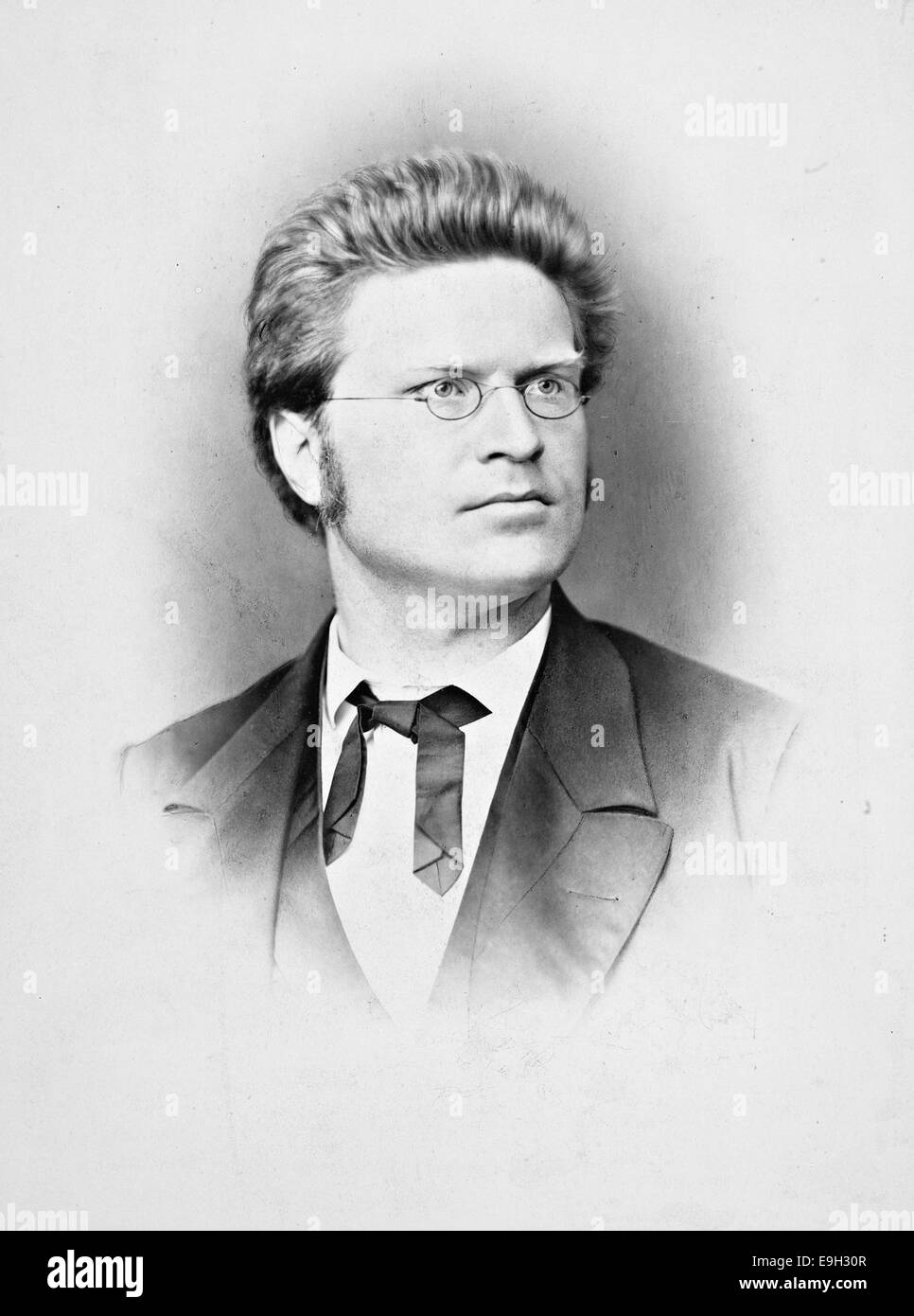 This historical portrait of Bjørnstjerne Bjørnson, taken in 1860 by ...