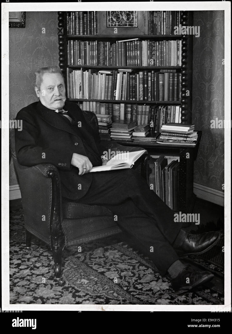 This 1948 portrait of Olaf Norli, a bookseller and publisher, was taken ...