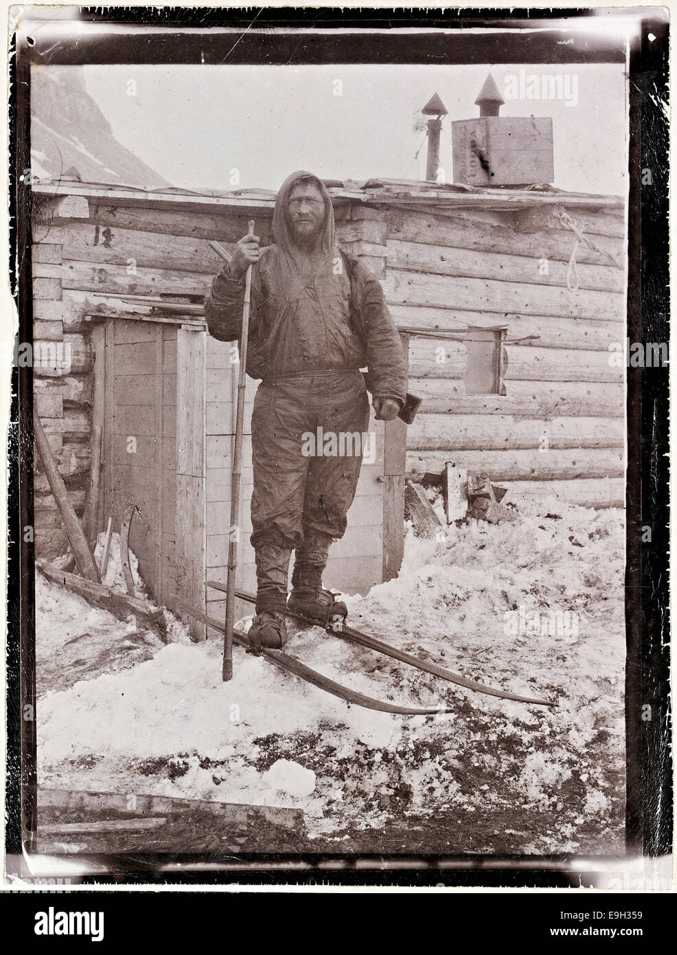 Portrait of Fredrik Hjalmar Johansen, taken in 1896 during an Arctic ...