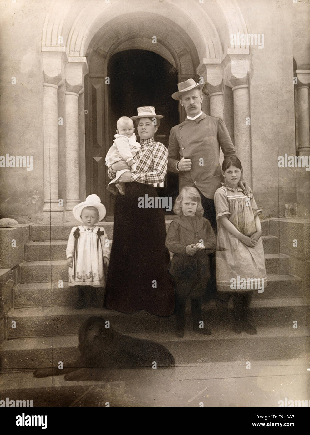 This 1902 portrait shows explorer Fridtjof Nansen with his wife, Eva ...