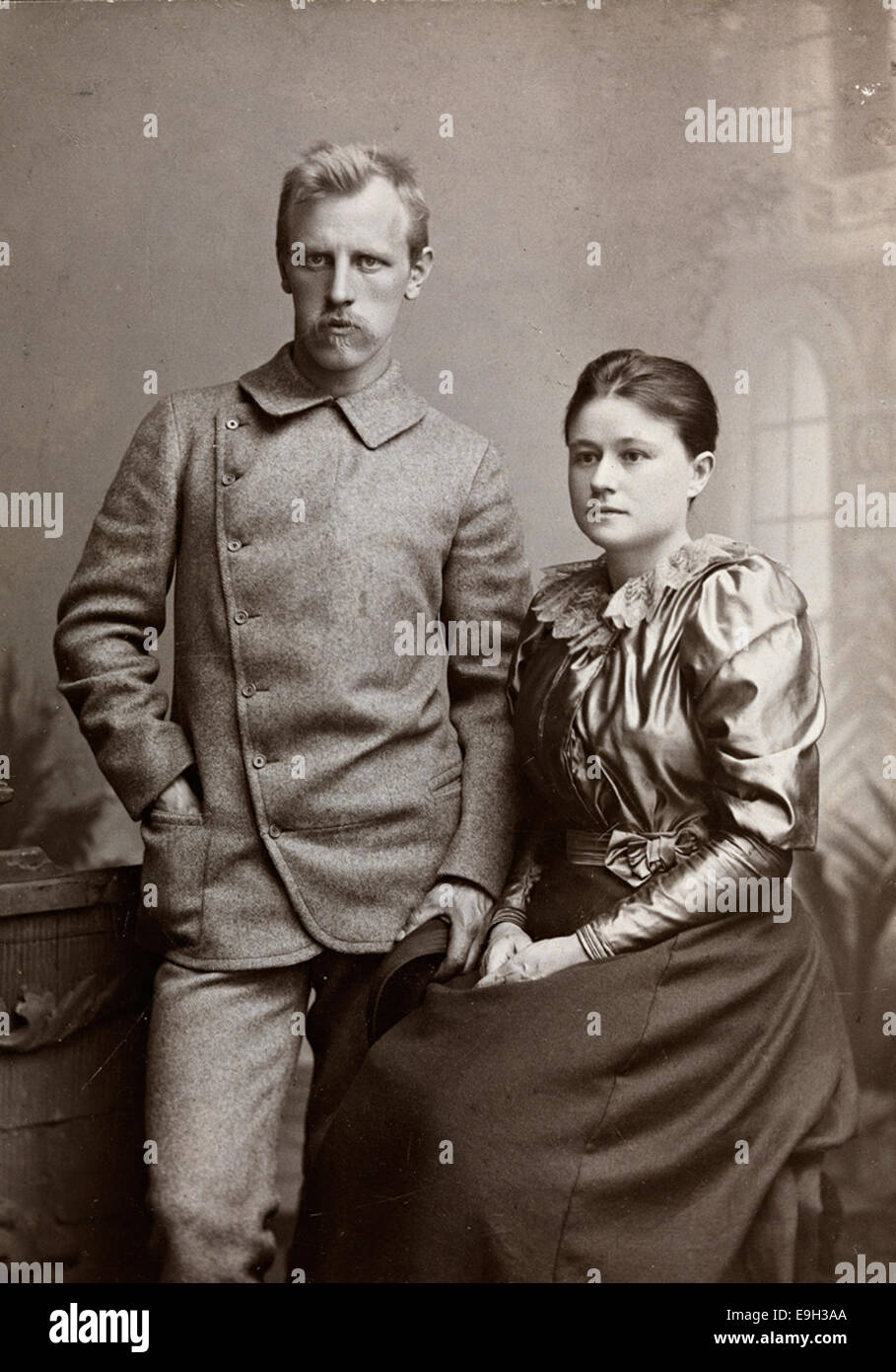 This portrait from the autumn of 1889 shows Fridtjof Nansen with his ...