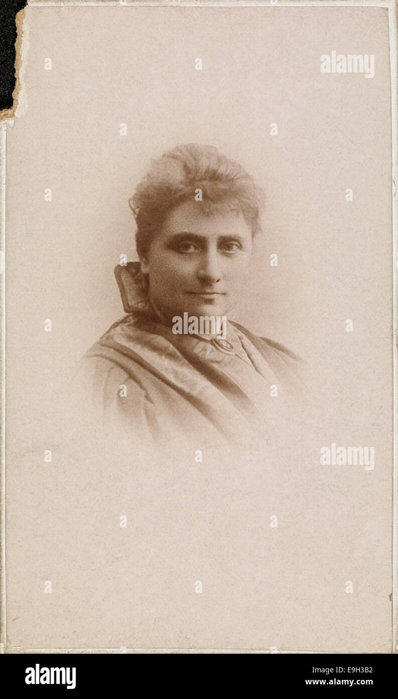This is a portrait of Gina Krog, a well-known Norwegian feminist and ...