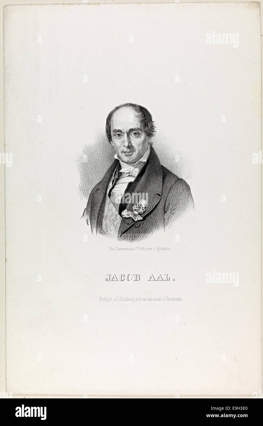 A portrait of Jacob Aall, one of the Eidsvoll men, known for his role ...