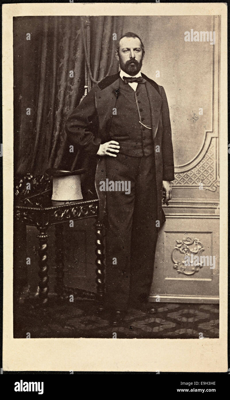 A carte de visite portrait of King Carl XV (Karl XV) of Sweden and ...