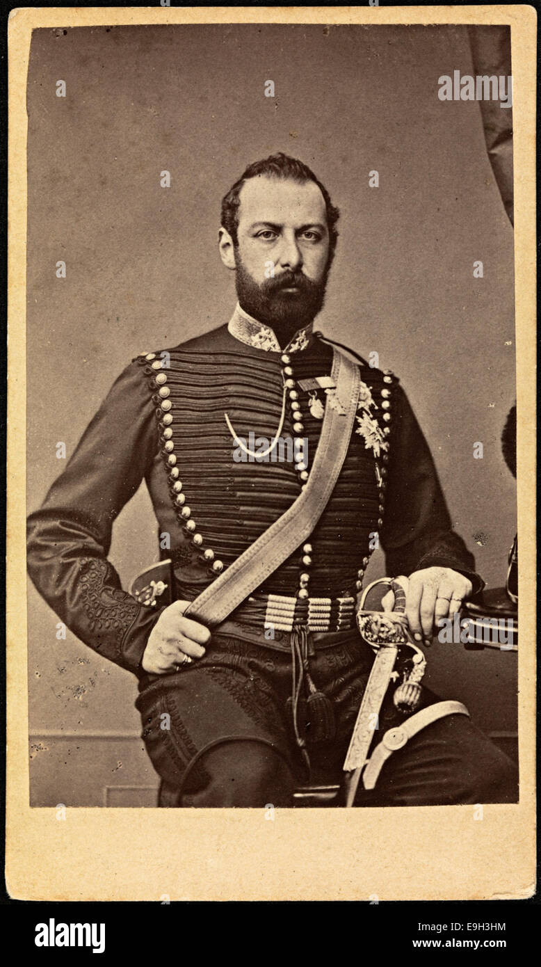 Portrait of King Carl XV of Sweden and Norway, also known as Karl IV ...