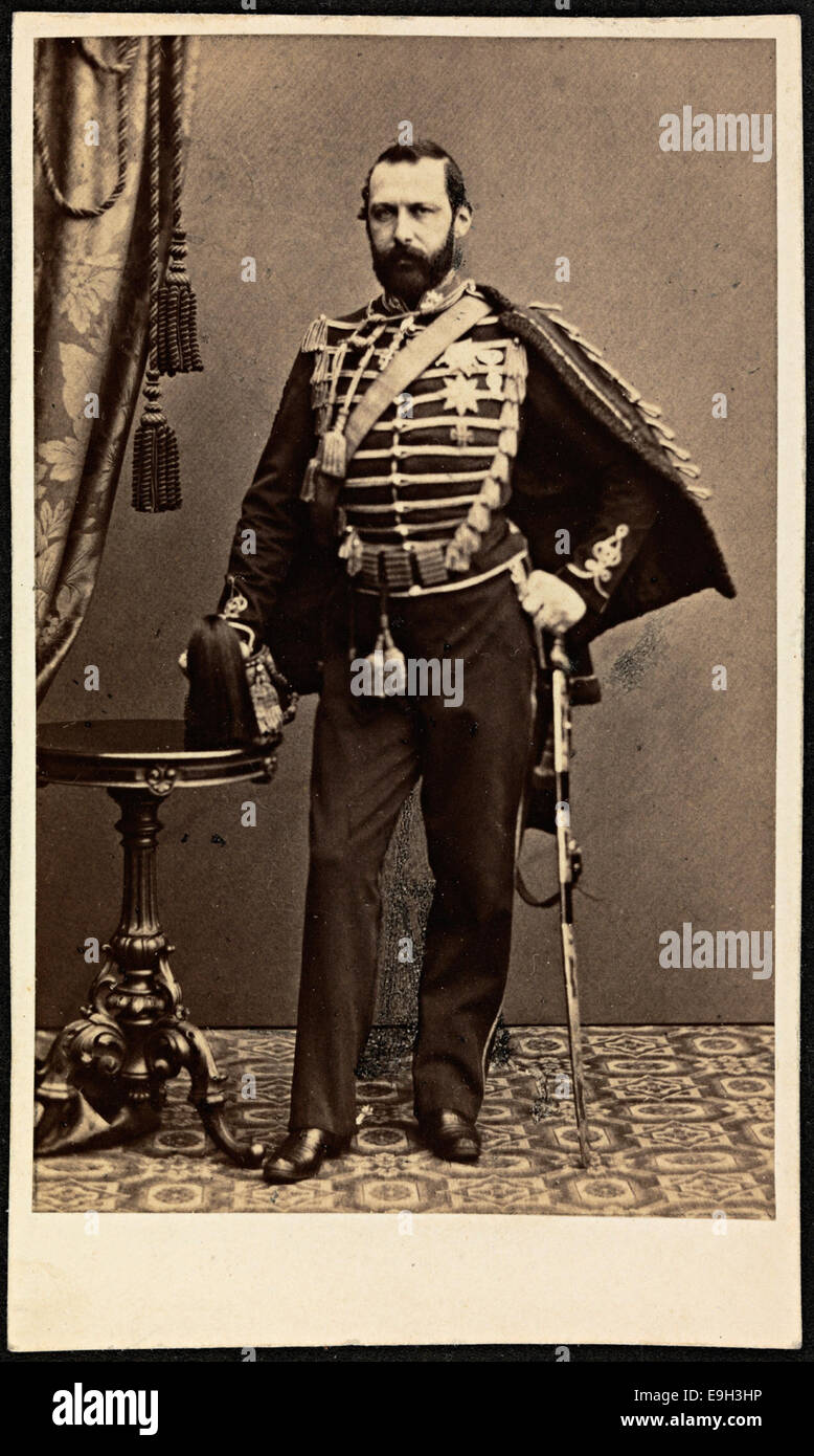 A carte de visite portrait of King Carl XV of Sweden and Norway (Karl ...