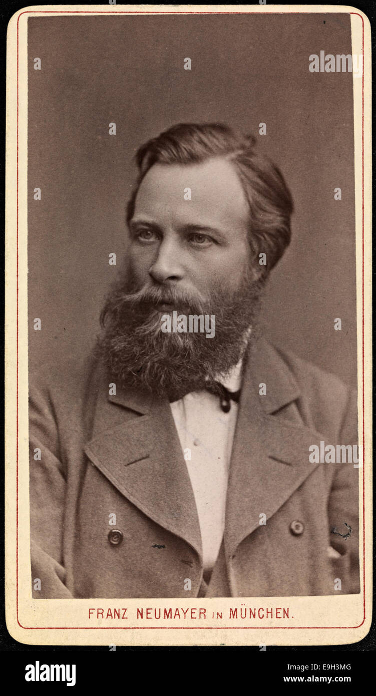 Portrett av Otto Sinding (1842-1909 Stock Photo - Alamy