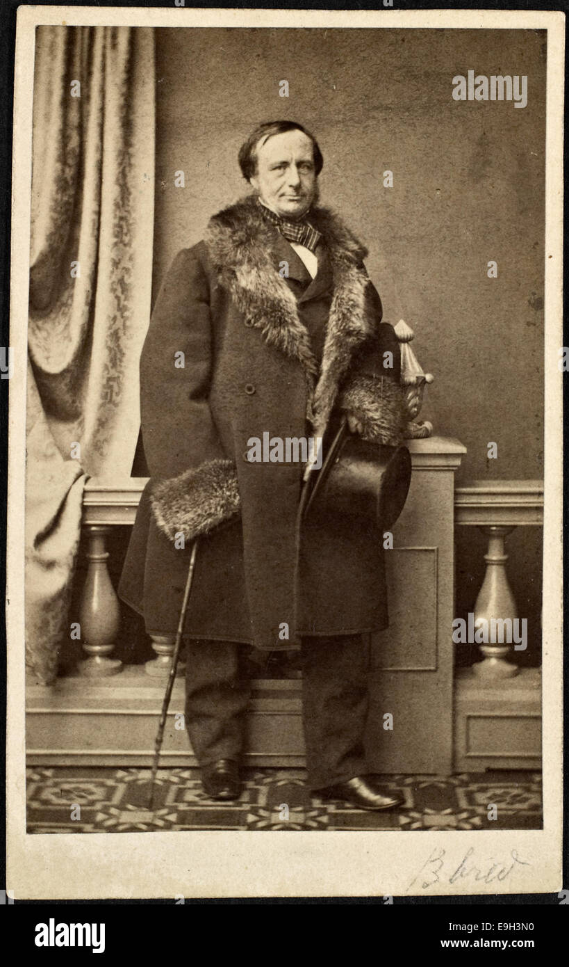 A carte de visite portrait of Peter Andreas Munch, a noted Norwegian ...
