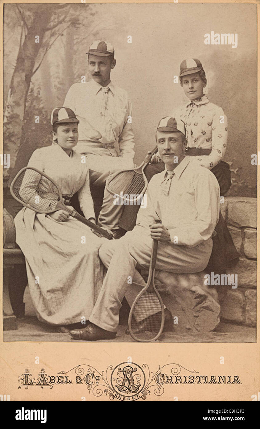 A portrait from around 1882 featuring Sigrid Louise Bølling and ...