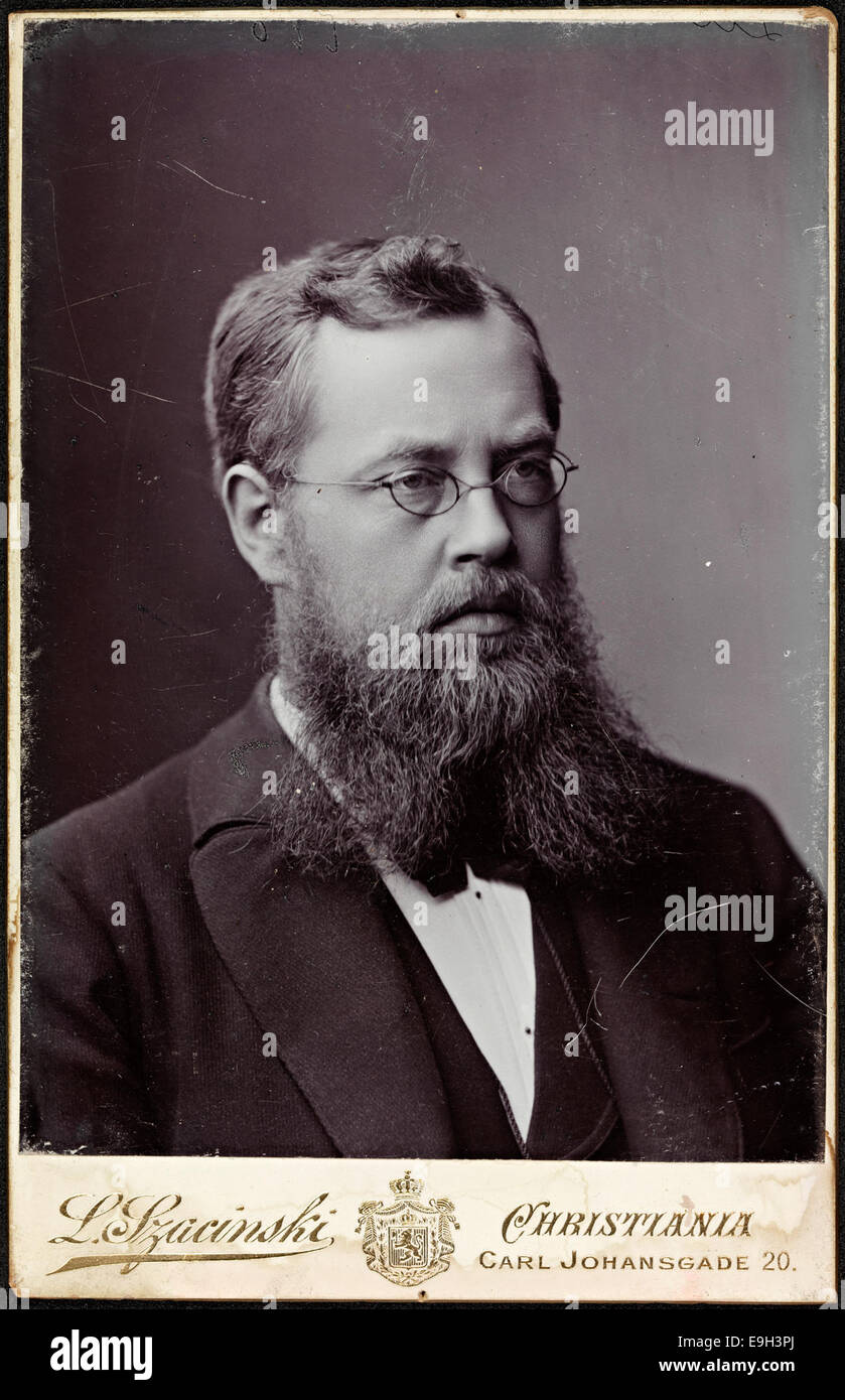 This portrait from 1896 shows Sophus Lie, a renowned Norwegian ...
