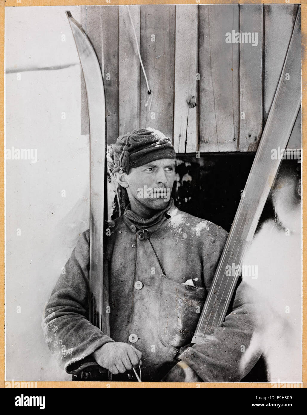 A portrait of Tryggve Gran, a Norwegian aviation pioneer and explorer ...
