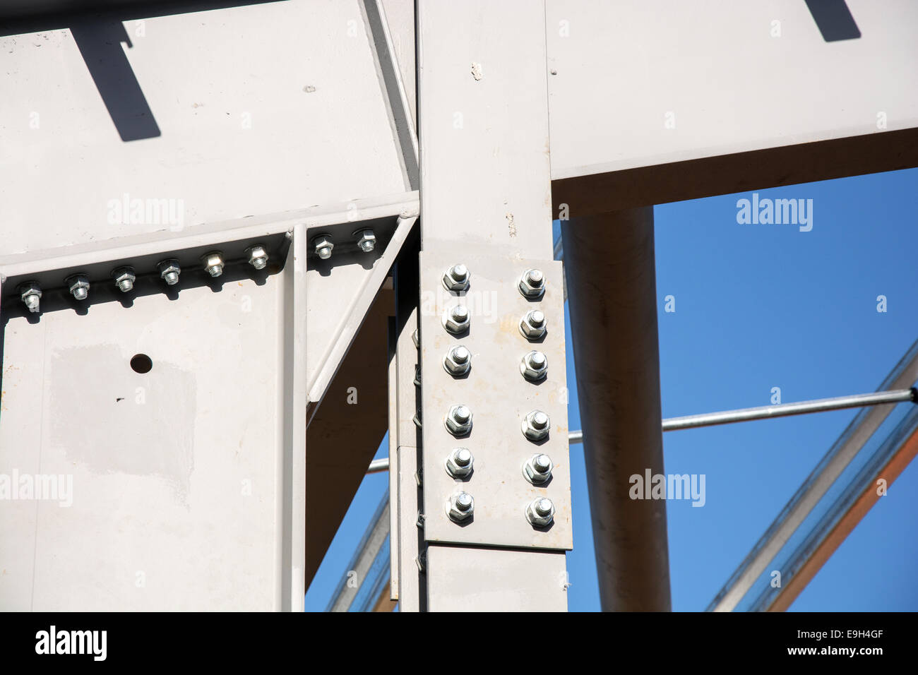 Frame nuts and bolts Stock Photo - Alamy