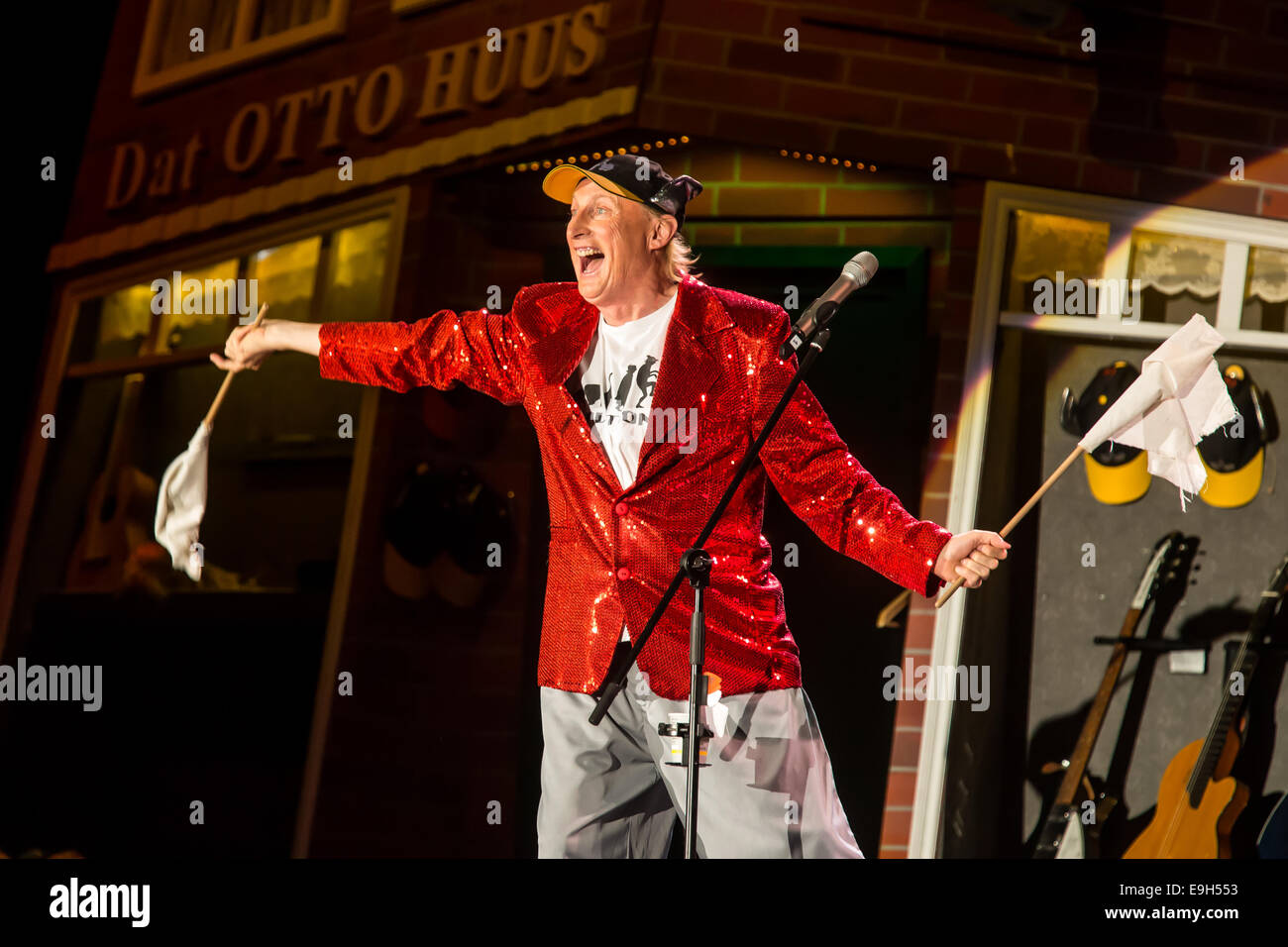 The German comedian Otto Waalkes performing live at the Stadthalle ...